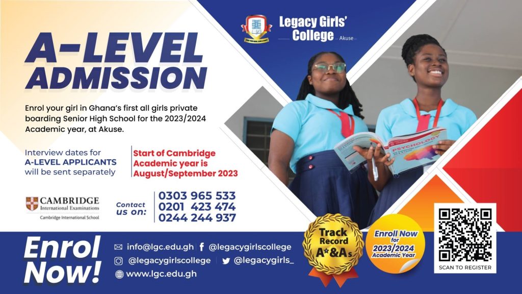 LEGACY GIRLS' COLLEGE – Make Your Mark, Leave A Legacy