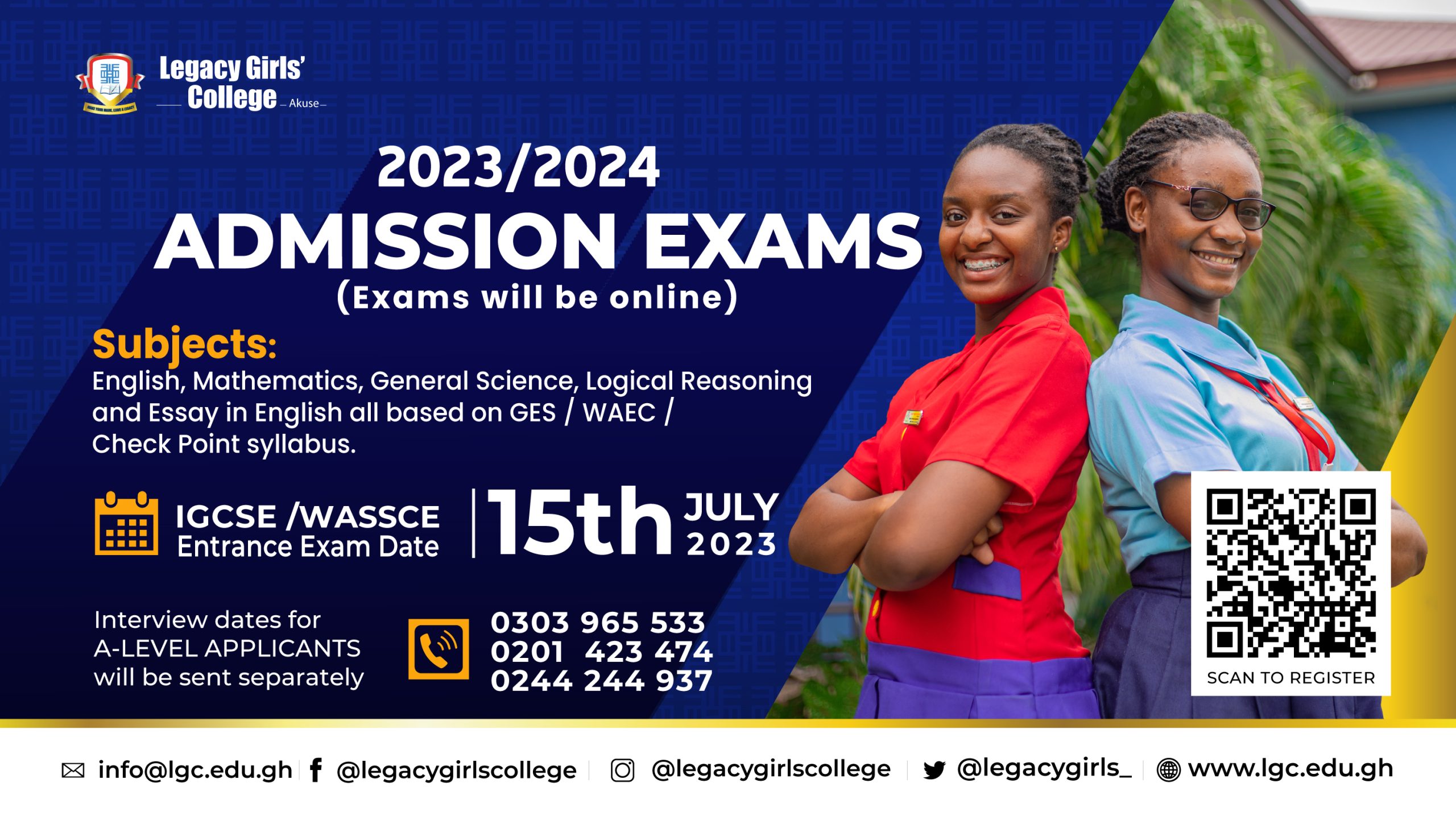 LEGACY GIRLS' COLLEGE – Make Your Mark, Leave A Legacy